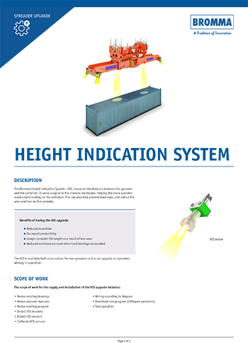 Upgrade Height Indication System – HIS - Bromma